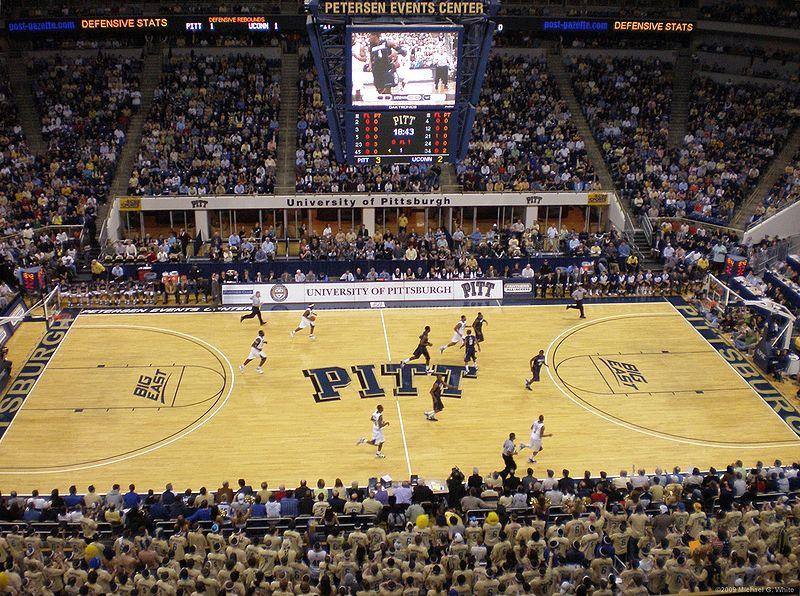 Petersen Events Center Basketball Pittsburgh Panthers Mens Basketball